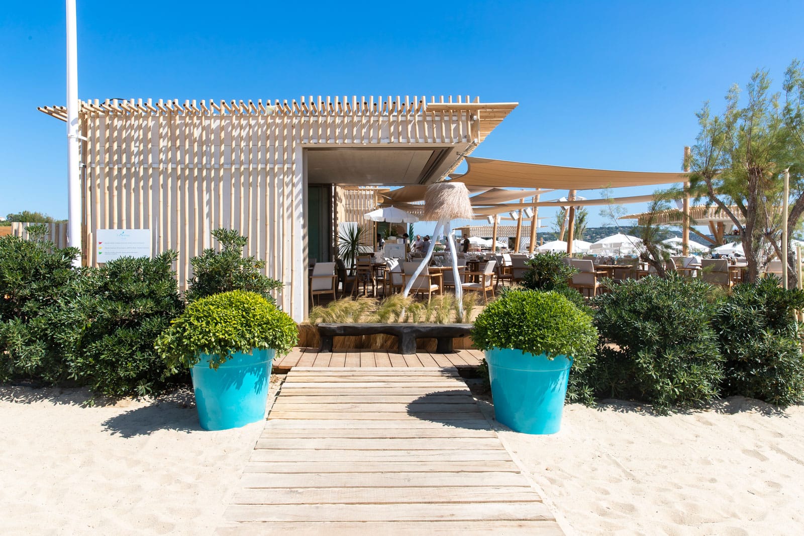 La Serena: Private beach, restaurant and bar in Pampelonne
